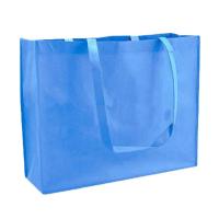 China Eco Friendly Non Woven Folded Shopping Bag Reusable Hand Tote Grocery Bag Custom Size for sale