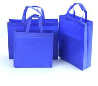 China Eco Friendly Non Woven Folded Shopping Bag Reusable Hand Tote Grocery Bag Custom Size for sale
