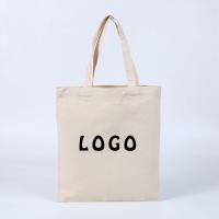 China Eco Friendly Cotton Canvas Tote Bag Reusable Grocery Shopping Bag 100pcs MOQ for sale