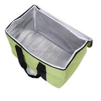 China Custom Canvas Wine Cooler Bag 40.5x25x26cm Insulated Bottle Carrier for Beer for sale