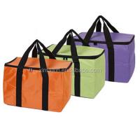 China Custom Canvas Wine Cooler Bag 40.5x25x26cm Insulated Bottle Carrier for Beer for sale