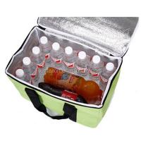 China Custom Canvas Wine Cooler Bag 40.5x25x26cm Insulated Bottle Carrier for Beer for sale