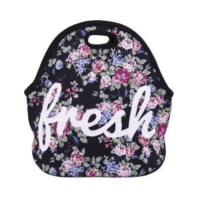 China Custom Printed Insulated Cooler Tote Bags Neoprene Lunch Totes for Adults 100 Pcs MOQ for sale