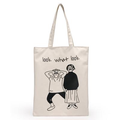 China Custom Logo Foldable Cotton Canvas Tote Bag Eco Friendly Shopping Bag 2000 Pcs MOQ for sale
