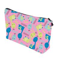 China Custom Polyester Cosmetic Bag 200 Pcs MOQ Portable Waterproof Makeup Storage for sale