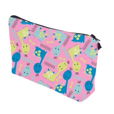 China Custom Polyester Cosmetic Bag 200 Pcs MOQ Portable Waterproof Makeup Storage for sale
