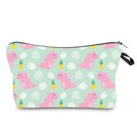 China Custom Polyester Cosmetic Bag 200 Pcs MOQ Portable Waterproof Makeup Storage for sale