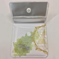 China PVC EVA Aluminum Foil Reusable Pocket Ashtray Pouch Button Closure for sale