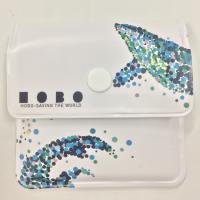 China PVC EVA Aluminum Foil Reusable Pocket Ashtray Pouch Button Closure for sale