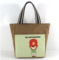 China Custom Recycled Organic Canvas Tote Bag with Gravure Printing 40x35cm for sale