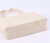 China Customizable White Navy Eco Canvas Shopping Tote Bag for School Kids OEM ODM for sale