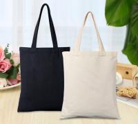 China Customizable White Navy Eco Canvas Shopping Tote Bag for School Kids OEM ODM for sale
