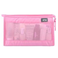 China Custom Transparent Cosmetic Bag Cute Pouch Travel Makeup Bag with Zipper 1000pcs MOQ for sale