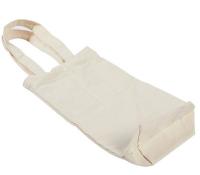 China Custom Canvas Jute Wine Tote Bag Reusable Gift Carrier 2kg Capacity for sale