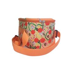 China Triangle 600D Polyester Insulated Cooler Bag Picnic Insulated Lunch Box With PEVA Lining for sale
