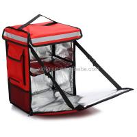 China 40L Insulated Tote Lunch Bag Backpack Food Delivery Bag 1680 Oxford Waterproof for sale