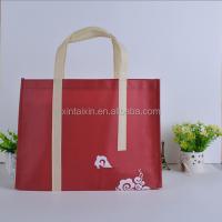 China Custom Non Woven Shopping Bag with Handle 100pcs per Carton Eco Friendly for sale