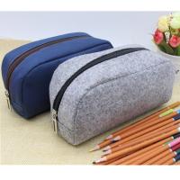 China Custom Canvas Zipper Pencil Bag 20x8.5x11cm for Students Eco-Friendly Storage for sale