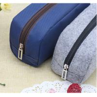 China Custom Canvas Zipper Pencil Bag 20x8.5x11cm for Students Eco-Friendly Storage for sale