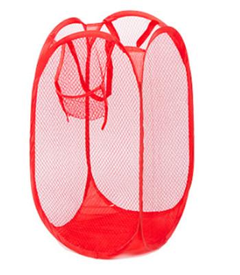 China Bulk Collapsible PP Plastic Laundry Basket Mesh Laundry Bag 3000 Pcs MOQ Foldable for sale