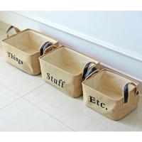 China Waterproof Jute Collapsible Foldable Laundry Basket washing basket for sale