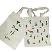 China Wholesale 6oz 12oz Cotton Canvas Shopping Tote Bag Reusable Eco Friendly Handbag for sale