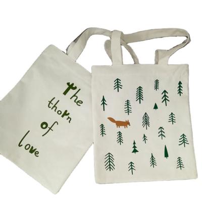 China Wholesale 6oz 12oz Cotton Canvas Shopping Tote Bag Reusable Eco Friendly Handbag for sale