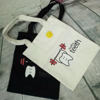 China Wholesale 6oz 12oz Cotton Canvas Shopping Tote Bag Reusable Eco Friendly Handbag for sale