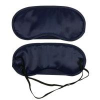 China Polyester 3D Sleeping Eye Mask Silk Screen Imprint Blackout Eye Covers for sale