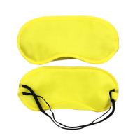 China Polyester 3D Sleeping Eye Mask Silk Screen Imprint Blackout Eye Covers for sale