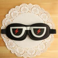 China Custom 3D Memory Foam Sleep Eye Mask 19x11cm Anti Wrinkle Travel Pillow for sale