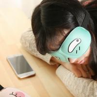 China Custom 3D Memory Foam Sleep Eye Mask 19x11cm Anti Wrinkle Travel Pillow for sale