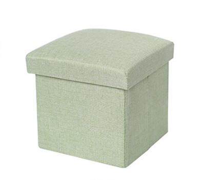 China Multifunctional Fabric Storage Stool Ottoman for Living Room Bedroom Home Office 100-300 Pcs per Carton for sale