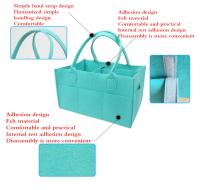 China Christmas Felt Gift Handbag 20x28 cm Custom Logo Durable Non-Woven Santa Bag for sale