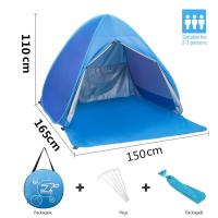 China Waterproof Mosquito Breathable Beach Tent 165x150x110cm Outdoor Camping Family Shelter for sale