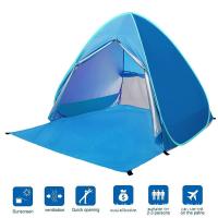 China Waterproof Mosquito Breathable Beach Tent 165x150x110cm Outdoor Camping Family Shelter for sale