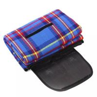 China Customized Waterproof Picnic Camping Mat 1000pcs MOQ Lightweight Portable Beach Mat Plaid Blanket for sale