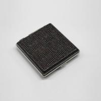 China Personalized Brown Leather Cigarette Case Holder Shockproof Dustproof Aluminum Alloy 300 PCS MOQ for sale