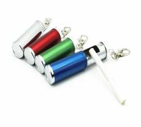 China Mini Aluminum Alloy Portable Pocket Ashtray with Cover Custom Logo Waterproof for sale