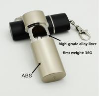 China Mini Aluminum Alloy Portable Pocket Ashtray with Cover Custom Logo Waterproof for sale