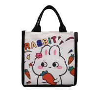 China Custom Printed Canvas Tote Bag 38x42cm Eco Friendly Foldable Shopping Bag with Logo for sale