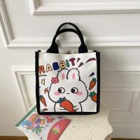 China Custom Printed Canvas Tote Bag 38x42cm Eco Friendly Foldable Shopping Bag with Logo for sale
