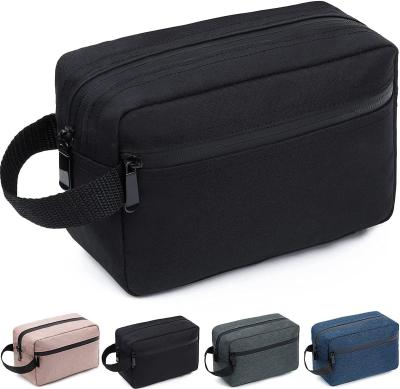 China Waterproof Nylon Toiletry Travel Bag 22x15x8cm Custom Logo for Men Women for sale