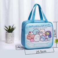 China Kids Insulated Lunch Cooler Bag Canvas Waterproof Thermal 12L Cartoon Design for sale