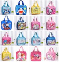 China Kids Insulated Lunch Cooler Bag Canvas Waterproof Thermal 12L Cartoon Design for sale