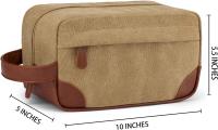 China Waterproof Toiletry Travel Bag 10x5x5.5 Inch with Handle for Men Women Custom Logo for sale