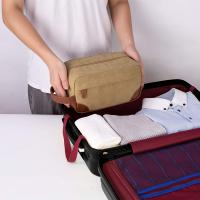China Waterproof Toiletry Travel Bag 10x5x5.5 Inch with Handle for Men Women Custom Logo for sale