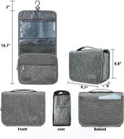 China Waterproof Portable Travel Toiletry Bag for Men Women Custom Logo 1000 PCS for sale