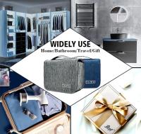 China Waterproof Portable Travel Toiletry Bag for Men Women Custom Logo 1000 PCS for sale