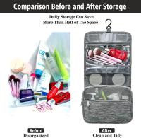 China Waterproof Portable Travel Toiletry Bag for Men Women Custom Logo 1000 PCS for sale